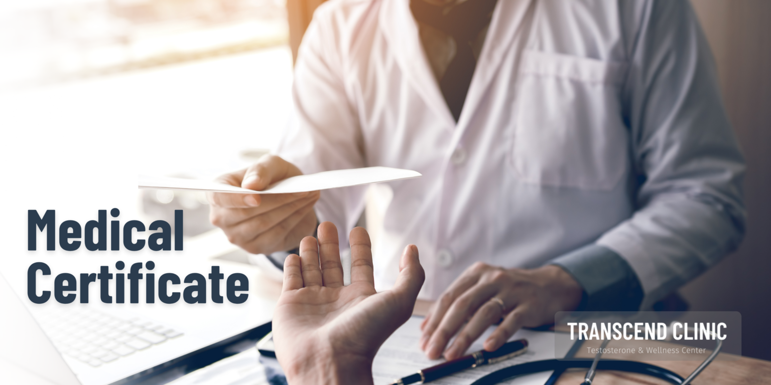 Medical certification – Transcend Clinic